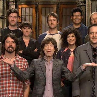 Watch: Arcade Fire and Foo Fighters Perform With Mick Jagger on “SNL”